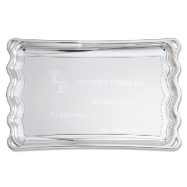 Presentation tray for award